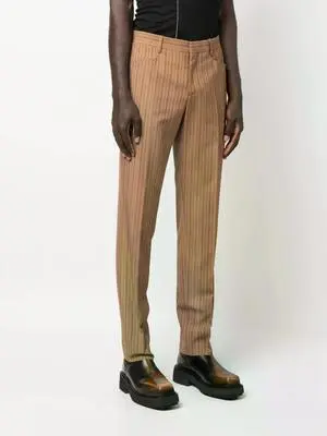 Moschino Tailored Stripe Trousers - Brown
