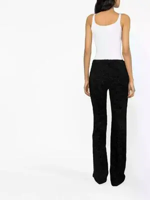 Moschino Monogram-print Tailored Trousers