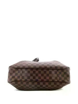 LOUIS VUITTON Damier Evora Mm Satchel - Brown