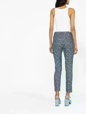 Moschino Monogram Print Skinny Jeans