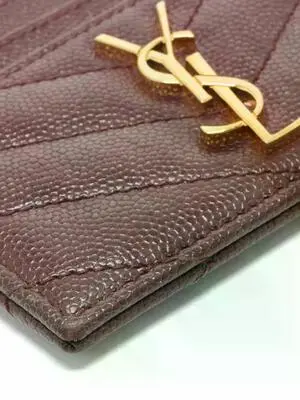 Saint Laurent 2020 Cassandre Matelassé Card Holder