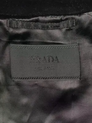 Prada Velvet Collar Zip-up Jacket
