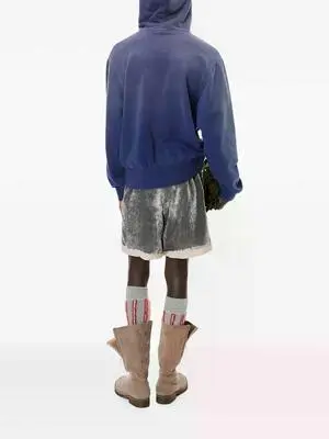 MASU Velvet Relaxed-fit Shorts