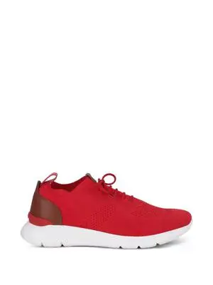 Isaia Lace-up Knit Sneakers