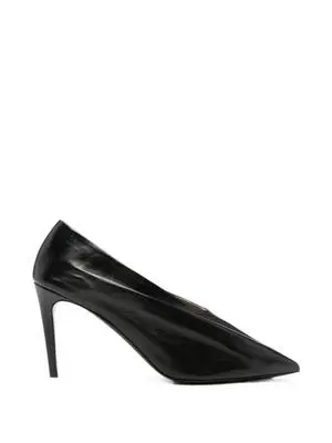 Khaite Miriam Leather Heeled Pumps
