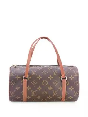 LOUIS VUITTON Papillon 26 Satchel - Brown