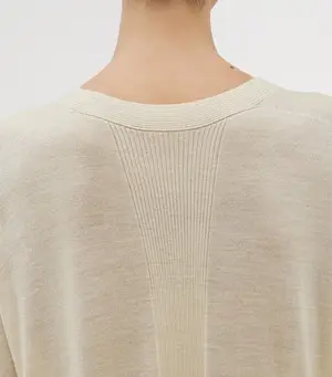 SHELEP Merino-silk V-neck Kaftan