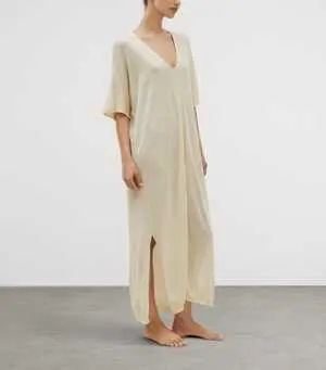 SHELEP Merino-silk V-neck Kaftan