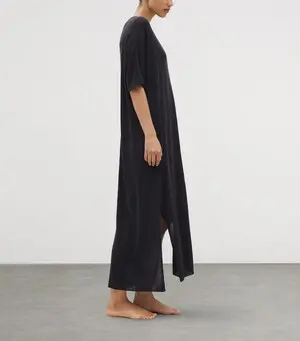 SHELEP Merino-silk V-neck Kaftan