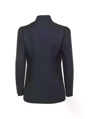 Valentino Garavani Wool And Silk Blend Wrap Jacket