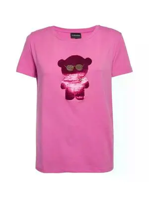 Emporio Armani Sequin Embellished T-shirt
