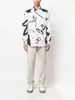 Moschino Patch Straight-leg Trousers