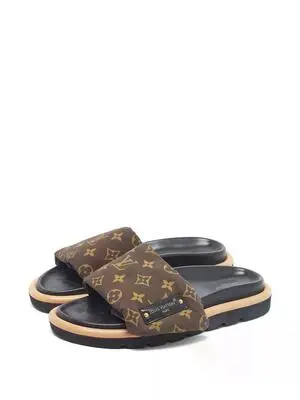 LOUIS VUITTON Monogram Pillow Slides