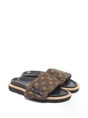 LOUIS VUITTON Monogram Pillow Slides