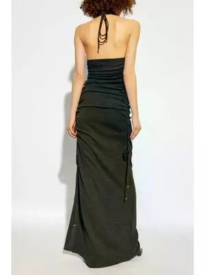 Burberry Rose Wool Halterneck Dress
