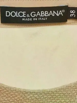 Dolce & Gabbana Bateau Neck Crepe Top