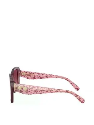 COACH Floral-print Square-frame Sunglasses
