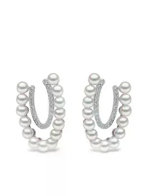 Yoko London White Gold Earrings
