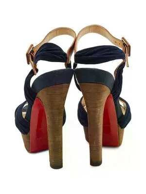 CHRISTIAN LOUBOUTIN Ankle Strap Platform Sandals