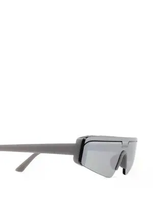 Balenciaga Ski Rectangular-frame Sunglasses