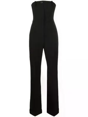 Moschino Strapless Straight-leg Jumpsuit