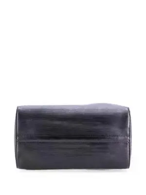 LOUIS VUITTON Speedy Handbag Epi Leather Satchel - Black