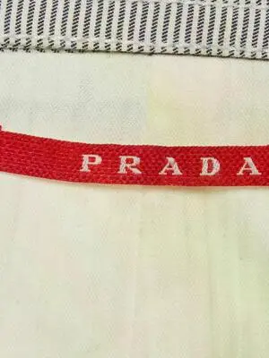 Prada Striped Sleeveless Vest