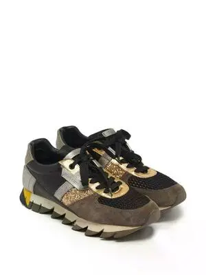 Dolce & Gabbana Panelled Glitter Low-top Sneakers