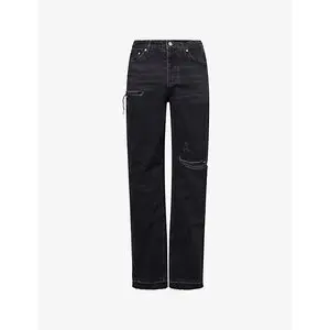 REPRESENT Heaton Distressed Denim Jeans