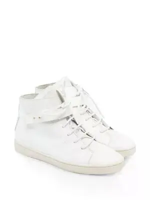 GIUSEPPE ZANOTTI Leather Lace-up High-top Sneakers