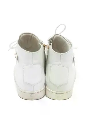 GIUSEPPE ZANOTTI Leather Lace-up High-top Sneakers