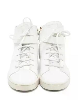 GIUSEPPE ZANOTTI Leather Lace-up High-top Sneakers