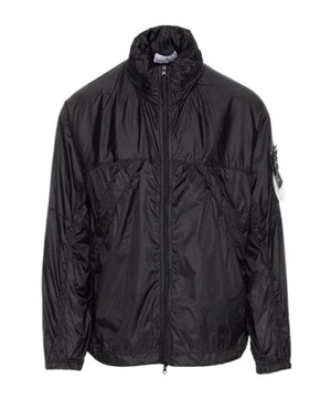 Stone Island Logo Patch Zip-up Jacket - Leaden