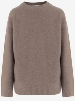 Vince Long-sleeved Crewneck Jumper - Gray