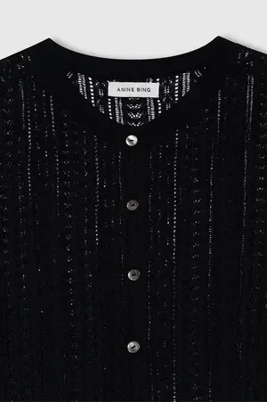 ANINE BING Moni Crop Cardigan