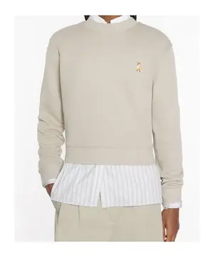 Maison Kitsuné Lady Fox Cropped Sweatshirt