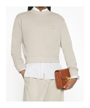 Maison Kitsuné Lady Fox Cropped Sweatshirt