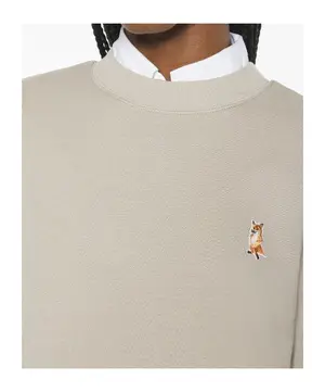 Maison Kitsuné Lady Fox Cropped Sweatshirt