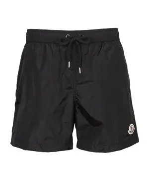 Moncler Drawstring Shorts - Black