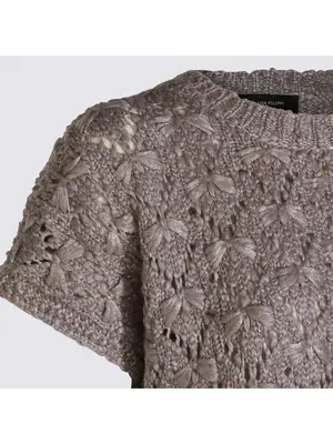 Fabiana Filippi Short-sleeved Knit Top