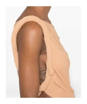 Alberta Ferretti One-shoulder Jersey Top