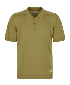 C.P. COMPANY Logo Patch Polo Shirt