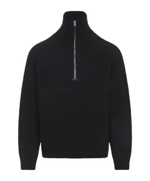 TOM FORD Half-zip Sweater - Black