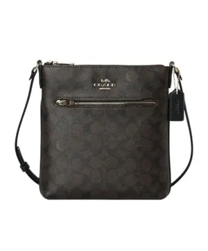 COACH Rowan Zipper Shoulder Bag - Black