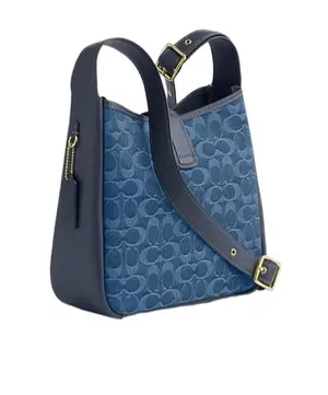 COACH Hadley Convertible Crossbody Bag In Signature Denim - Blue