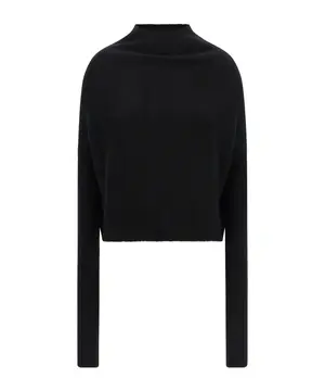 Rick Owens Long-sleeved Knitwear - Black