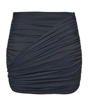 Magda Butrym Draped Ruched Mini Skirt