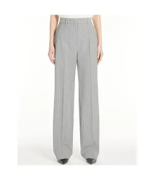 Max Mara Pinstripe Wool Casual Pants