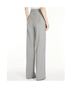 Max Mara Pinstripe Wool Casual Pants