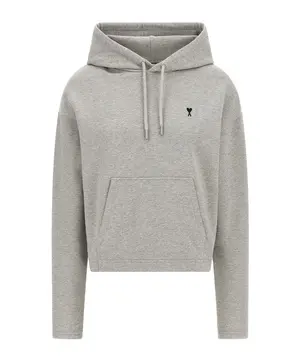 AMI Paris Long-sleeved Sweatshirt - Gray